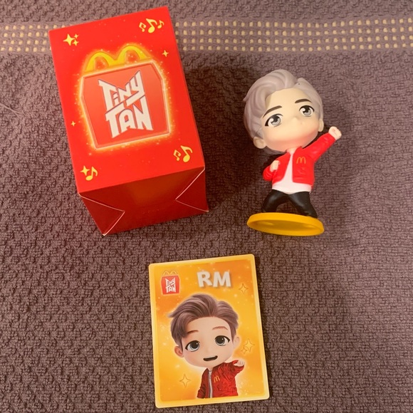 McDonald's | Toys | Bts Mcdonalds Rm Tinytan Figure Red Box | Poshmark
